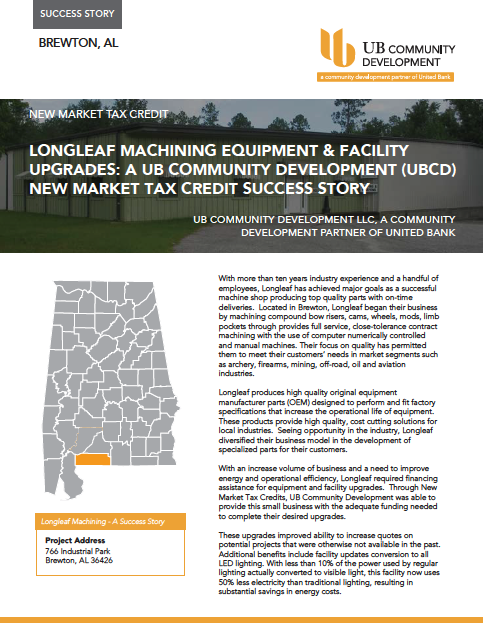 Longleaf Machining - UB Community Development